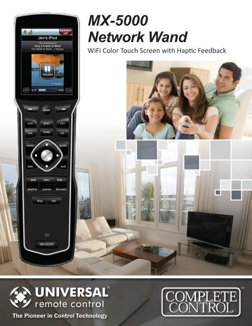 MX-5000 Network Wand - Universal Remote Control