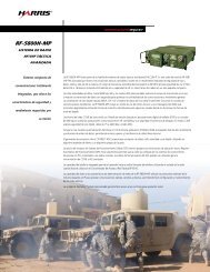 RF-5800V-MP Falcon II VHF Tactical Radio System Spanish - Harris ...