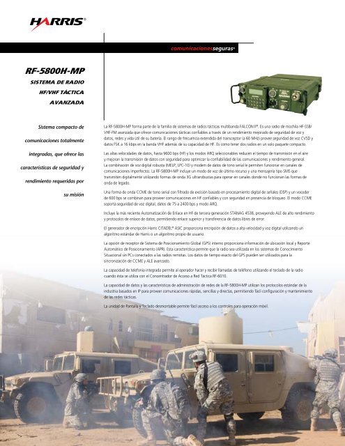 RF-5800H-MP - Spanish - Harris Corporation