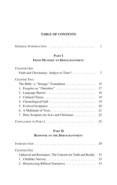 TABLE OF CONTENTS GENERAL INTRODUCTION ... - Peeters