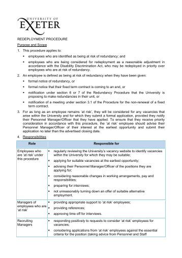 Policy Purpose Scope Procedure References and Related Areas of ...