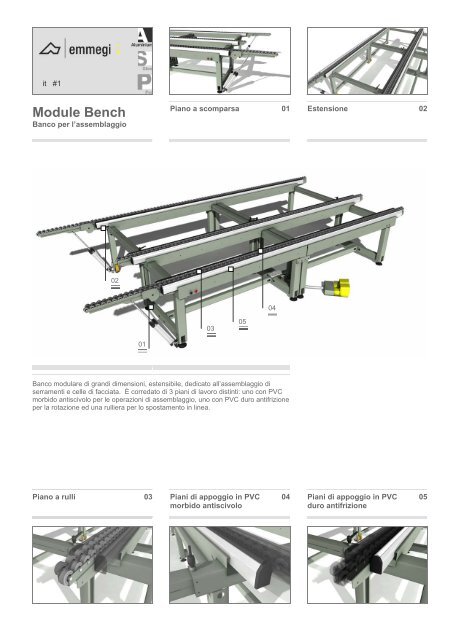 Module Bench - Emmegi