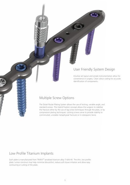 Features and Benefits F.A