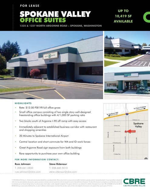 SPOKANE vAllEy