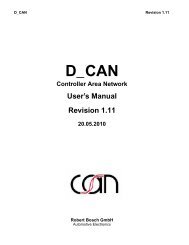 CAN FD Protocol Specification - Bosch Semiconductors and Sensors