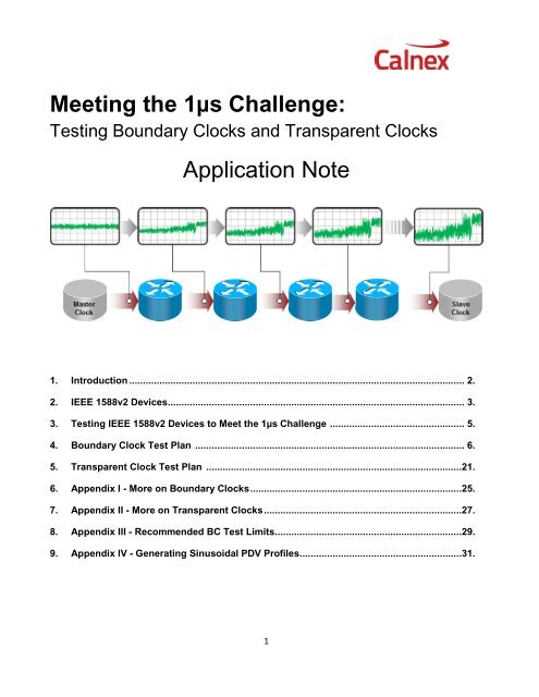to view the latest white papers from Calnex - ITSF