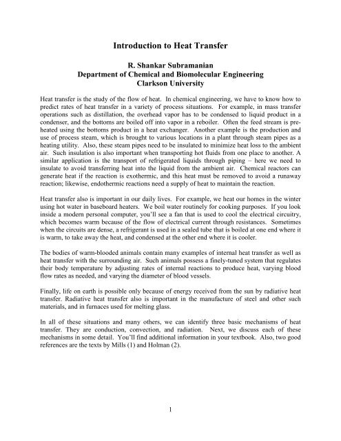 Heat Transfer In Forced Convection Lab Manual - Oldmymages