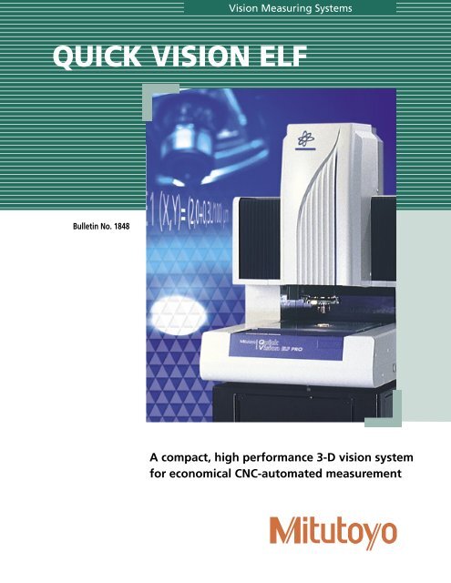 QUICK VISION ELF - Mitutoyo America Corporation