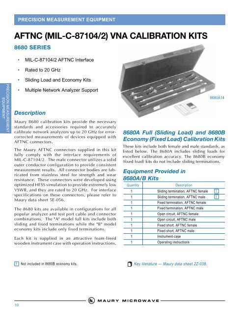 3.5mm VNA CALIBRATION KIT