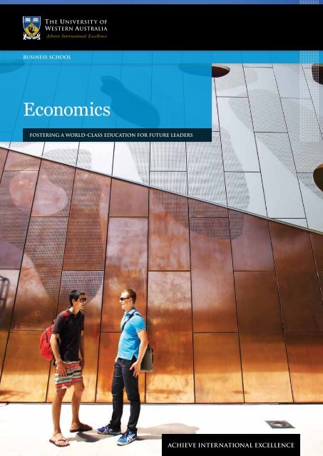 Economics - Business School - The University of Western Australia