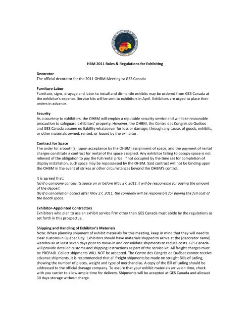 Rules & Regulations - Organization for Human Brain Mapping