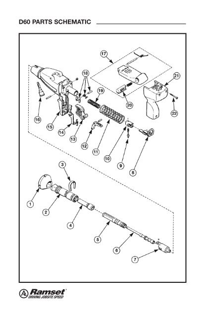 D60 PARTS SCHEMATIC - Ramset