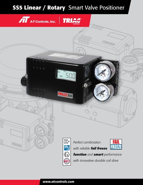 SS5 Linear / Rotary Smart Valve Positioner - AT Controls