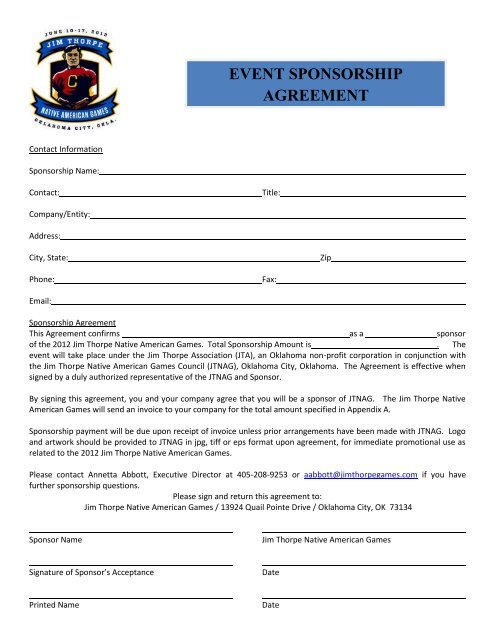 Blank Sponsor Form Template FREE 56+ Sponsorship Form Samples, PDF, MS