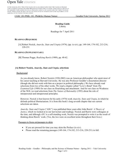 Reading Guide 22 [PDF] - Yale University