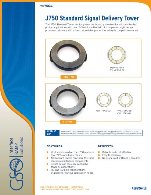 J750 Standard Pogo Tower New 1 - Teradyne GSO