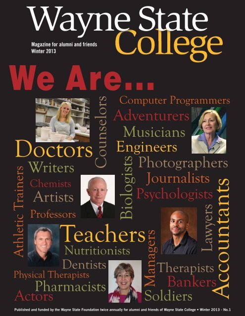 Winter 2013 - Wayne State College