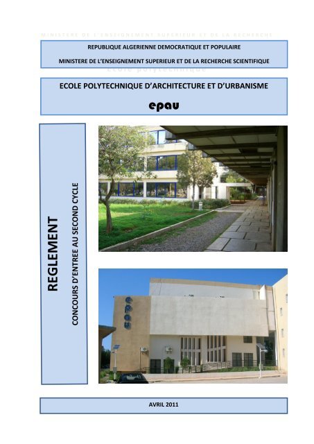 Calendrier des épreuves des concours des seconds degrés de la