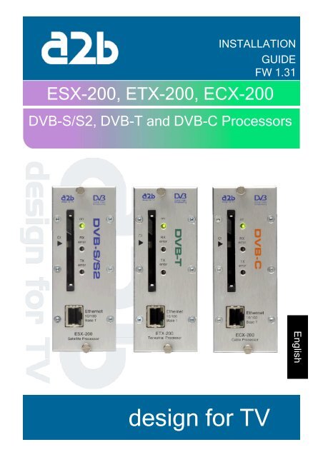 design for TV - A2b.se