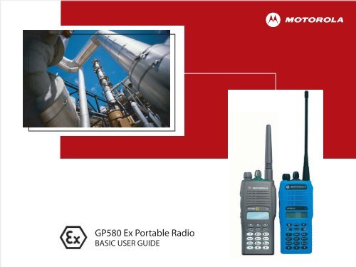 Userguide Motorola GP580 ATEX - English