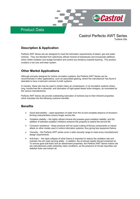 Product Data - Castrol TDS