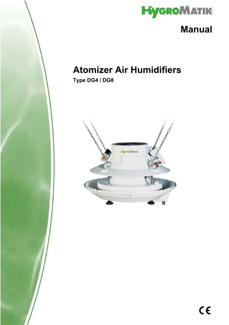 Centrifugal Atomizer Instruction Manual - HygroMatik