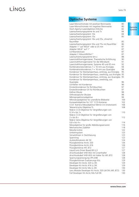 Optische Systeme - WinLens