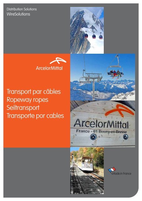 Transport par câbles Ropeway ropes Seiltransport Transporte por ...