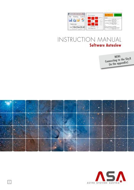 InStructIon MAnuAL - Astro Systeme Austria