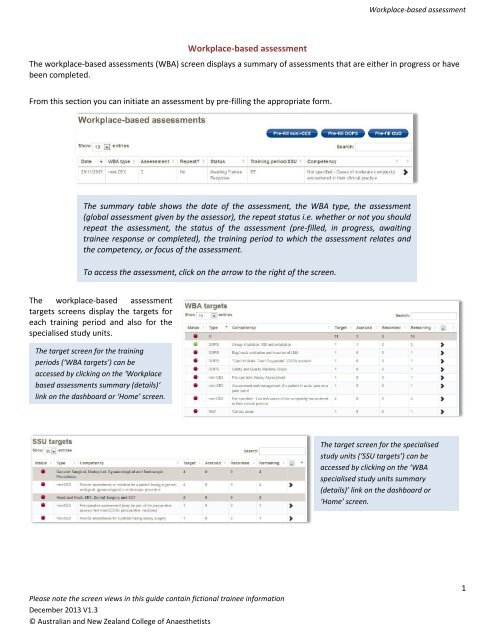 Workplace-based assessment