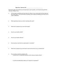 APPENDIX C - SAMPLE INTERVIEW QUESTIONS