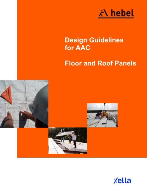 Design Guidelines for AAC Floor and Roof Panels