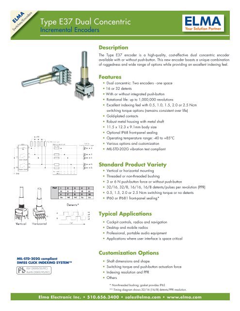 Type E37 Dual Concentric - Elma