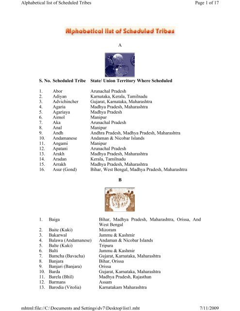 Scheduled Tribes Logo The Scheduled Castes And The Scheduled Tribes