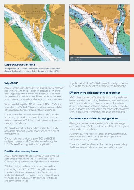 Large-scale charts in