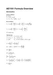 Formula Sheet - Aerostudents