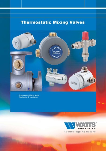 Thermostatic Mixing Valves - Watts Industries