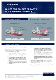 TTP3301_(Rules for Colreg 72, Part C - Rule 27 Vessels ... - Tranberg