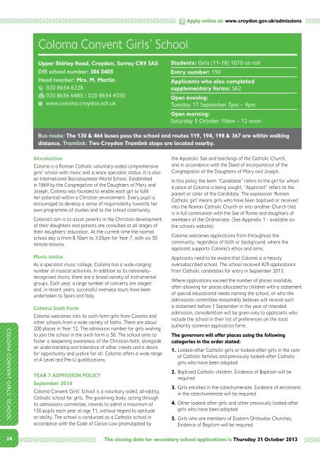 Coloma Convent Girls' School