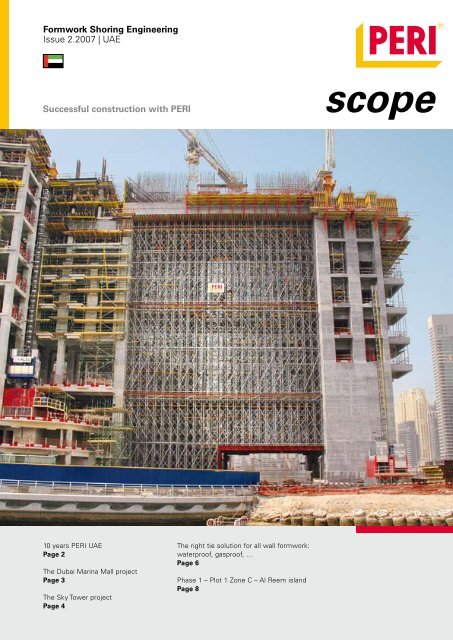 Formwork Shoring Engineering Issue 2.2007 | UAE Successful ... - Peri
