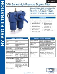 Hy-Dry Breathers - Hy-Pro Filtration