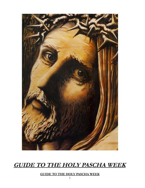 guide to the holy pascha week - St. Mary and St. Joseph Coptic ...