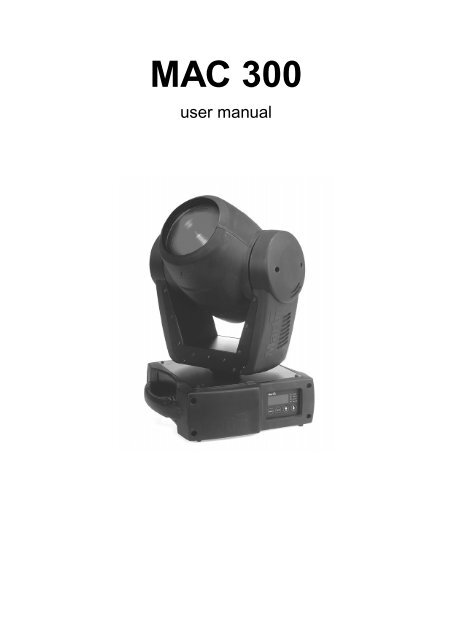 Martin MAC 300 - Recycled Tech