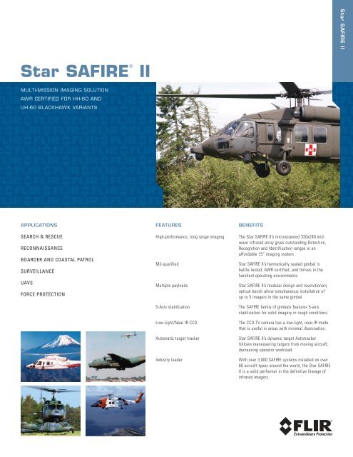 Star SAFIRE II - LTR 09012011.indd - FLIR.com - FLIR Systems