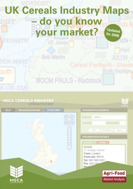 UK Cereals Industry Maps – do you know your market ... - HGCA