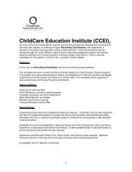 In-Service Training Record - Online Child Care Training