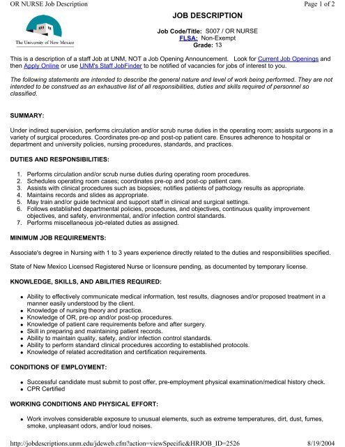 Job Descriptions Occupations And Places Of Work Job