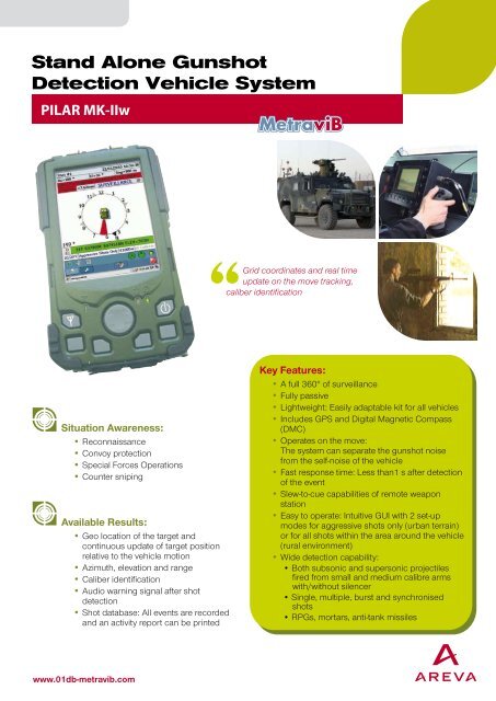 Stand Alone Gunshot Detection Vehicle System - Military Systems ...