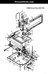 Parts Diagram - Proxxon Tools