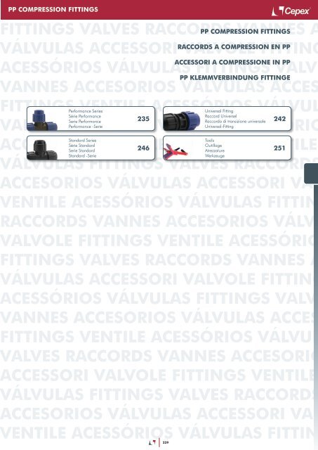 Compression Fittings - Cepex